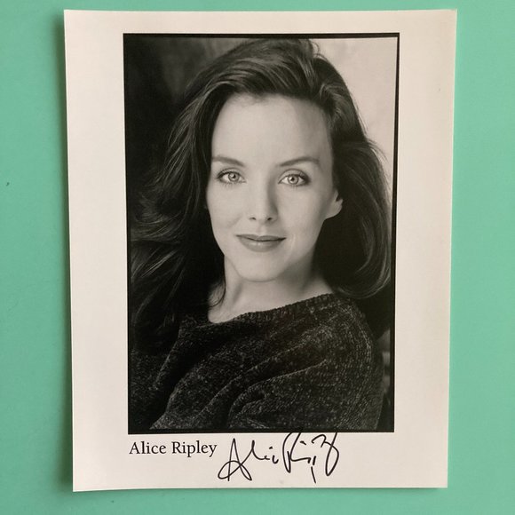 Autograph | Other | Alice Ripley Signed Photo 8x Bw Broadway Next To ...